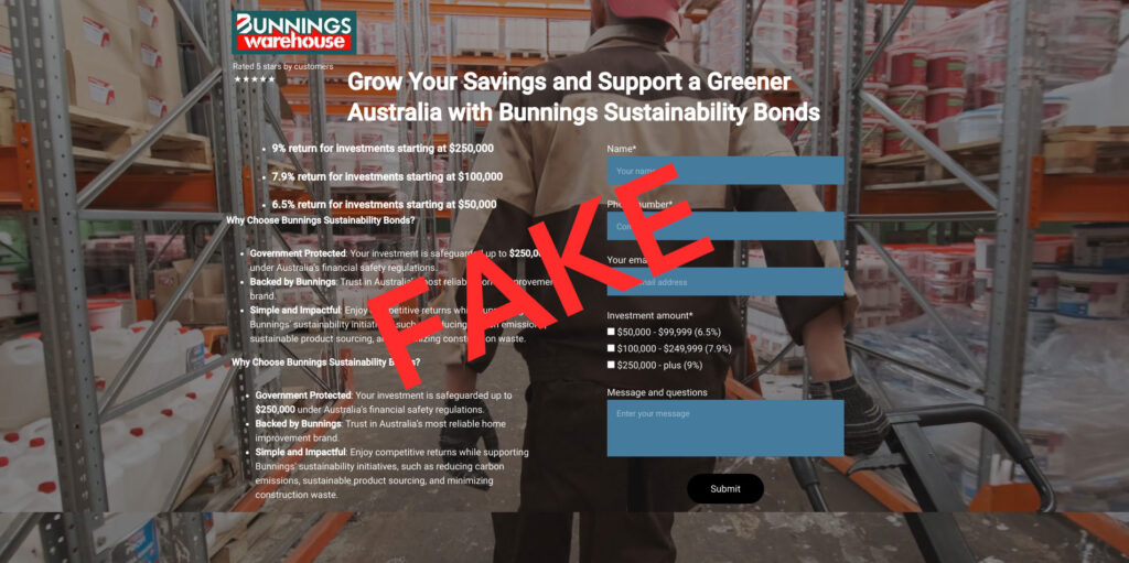 Bunnings Latest To Be Targeted in Scam Fraud: ASIC - Fixed Income News ...